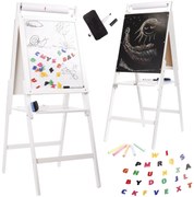 Creative Corner Magnetická dřevěná tabule bílá velká XXL