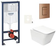 Závěsný wc set do lehkých stěn / předstěnová montáž SAT Infinitio SIKOGRSIN12SCDL0