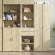 Skříň highboard dub sonoma 50 x 42,5 x 185 cm kompozitní dřevo