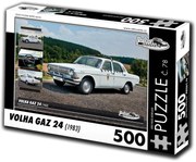 Puzzle retro-auta puzzle č. 78 volha gaz 24 (1983) 500 dílků