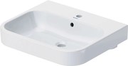 Duravit Happy D.2 - Umyvadlo 60x51 cm, s přepadem, otvor pro baterii, bílá 2318600027