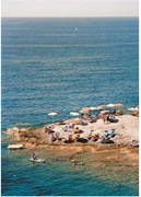 Plakát 30x40 cm Ponza Tangerine – Anna Pihan – The Poster Club