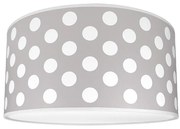Dětské stropní svítidlo DOTS GREY 2xE27/60W/230V šedá