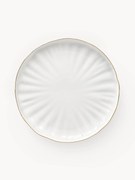 Sada porcelánových mělkých talířů s reliéfním vzorem Sali, 2 díly