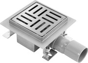 Rea, Odtokový žlab REA CROSS 120x120 Nickel Brush, REA-G6200