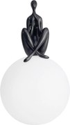 Stolní lampa WOMAN-3 černá 35 cm