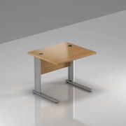 NABYTEK-DESIGNOVY.CZ - BPR08 11 - Kancelářský stůl Komfort, kovová podnož, 80x70x76cm, buk