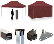 Nůžkový párty stan RedX® HOBBY 3x4,5 m (Kvalitní párty stany 3x4,5 m - dostupné v 10 barvách a možností vlastního potisku)
