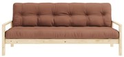 Oranžovo-hnědá rozkládací pohovka 205 cm Knob – Karup Design
