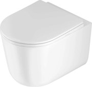 Deante Toilet bowl, with seat, rimless