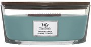 WoodWick Vonná svíčka loď Evergreen Cashmere, 453 g