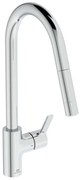 Ideal Standard Gusto - Dřezová baterie s výsuvnou sprškou, chrom BD416AA