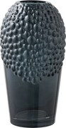 Tmavě šedá skleněná váza (výška 25 cm) – House Nordic