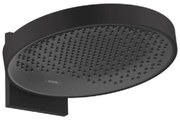 Hansgrohe Rainfinity, hlavová sprcha 360 1jet s připojením na zeď, matná černá, HAN-26230670