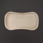 AMADEA Dřevěný servírovací podnos, masivní dřevo, 30 cm
