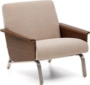 Světle hnědé žinylkové křeslo Amsen – Kave Home