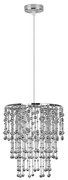 Závěsné svítidlo ve stříbrné barvě ø 22,5 cm Roni – Candellux Lighting