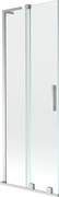 Mexen Velar L, 2-křídlová posuvná vanová zástěna 70 x 150 cm, 8mm čiré sklo, chromový profil, 896-070-003-01-01
