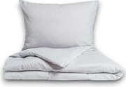 Kvalitex Flanelové povlečení světle šedé 1x 140/200, 1x 70/90cm