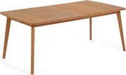 Zahradní jídelní stůl z masivního dřeva 100x240 cm Hanzel – Kave Home