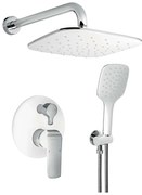 Novaservis Nobless Tina - Set baterie pod omítku a sprchového příslušenství, chrom/bílá SADA38050R,1