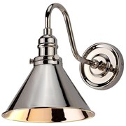 Elstead Retro nástěnná lampa Provence /leštěný nikl