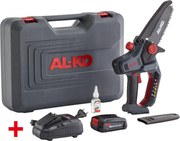 AL-KO CSM 1815 18V Set Comfort | Aku mini řetězová pila s lištou 15 cm, vč. baterie 2,5Ah a kufříku, 114023