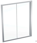 Geberit GEO - Sprchové dveře 160x190 cm, stříbrná/čiré sklo 560.183.00.2