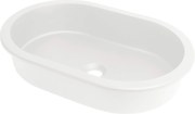 Deante Granite washbasin, undermount/inset, oval