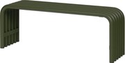 Zelená kovová zahradní lavice Nokk – noo.ma