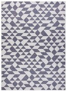 Dywany Łuszczów, Kusový koberec Sion Sisal Triangles 22373 ecru/blue-pink – na ven i na doma, 80x150, vícebarevná, chodba / předsíň