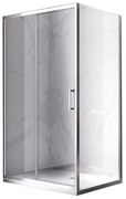 BPS-koupelny Obdélníkový sprchový kout HYD-OK104B 110x90 chrom/transparent - bez vaničky