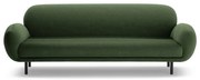 Zelená pohovka z textilie bouclé 208 cm Poppy – Micadoni