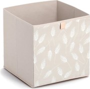 Úložný box NATURE BOX, 32 × 32 × 32 cm, béžový