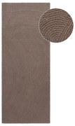 Ručně tkaný vlněný běhoun taupe 80x200 cm Eleni Taupe – Hanse Home