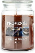 Svíčka ve skle s víčkem DOUTNÍKY A WHISKY 510 g