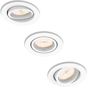 Philips 50393/31/PN - SADA 3x Podhledové svítidlo DONEGAL 1xGU10/5,5W/230V