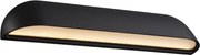 NOR 84091003 Venkovní nástěnné svítidlo Front 36 1x13,9W LED černá opál - NORDLUX
