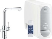 Grohe Blue Home - Dřezová baterie Connected s výsuvnou koncovkou, s chladícím zařízením a filtrací, chrom 31927001