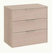 Roca Optica koupelnová skříňka bez umyvadla 78,5x75,7x45,5 cm světlý dub OPTDESK803ZJ