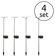 Solární svítidlo nerez Solární 33949-4 GLOBO, černá, LED 0,06W, 6 (cm)