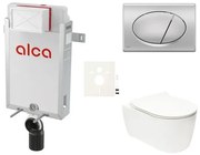 Cenově zvýhodněný závěsný WC set Alca k zazdění + WC Glacera Alfa SIKOAA3