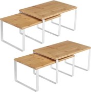 Set 4 kuchyňských polic KCS010N01