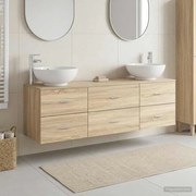 Sada koupelnového nábytku 3 ks Dub sonoma 49,5 x 44,5 x 65 cm 3405893