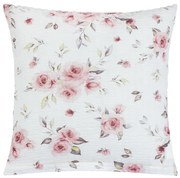 Bellatex Povláček krepový 40x40 cm Růže růžová