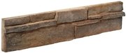Obklad Stones Bedrock brown 11,7x55 cm reliéfní BEDROCKBR