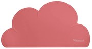 Tmavě růžové silikonové prostírání Kindsgut Cloud, 49 x 27 cm