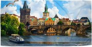 Sablio Ručník Praha Karlův most 2 - 70x140 cm