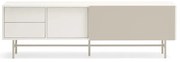 Béžovo-krémový TV stolek 180x56 cm Nube – Teulat