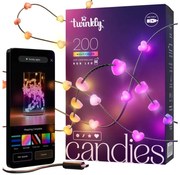 Twinkly TWKH200RGB-G - LED RGB Stmívatelný vánoční řetěz 200xLED 14 m USB Wi-Fi